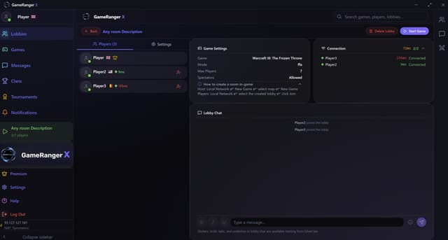 GameRanger X — a modern platform for classic multiplayer